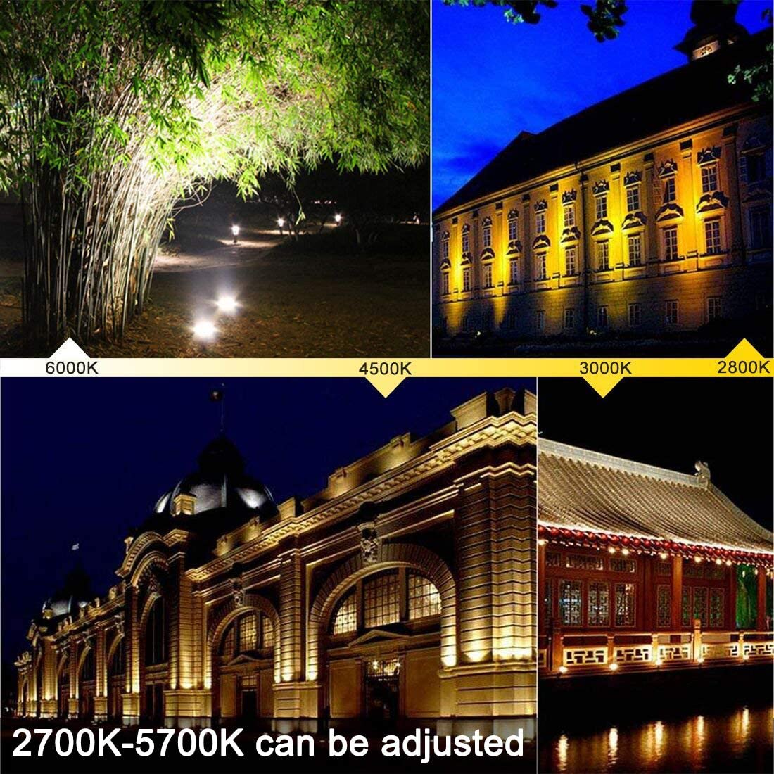 RGB Outdoor Lighting, Minleon Bulbs, String Lights - Minleon